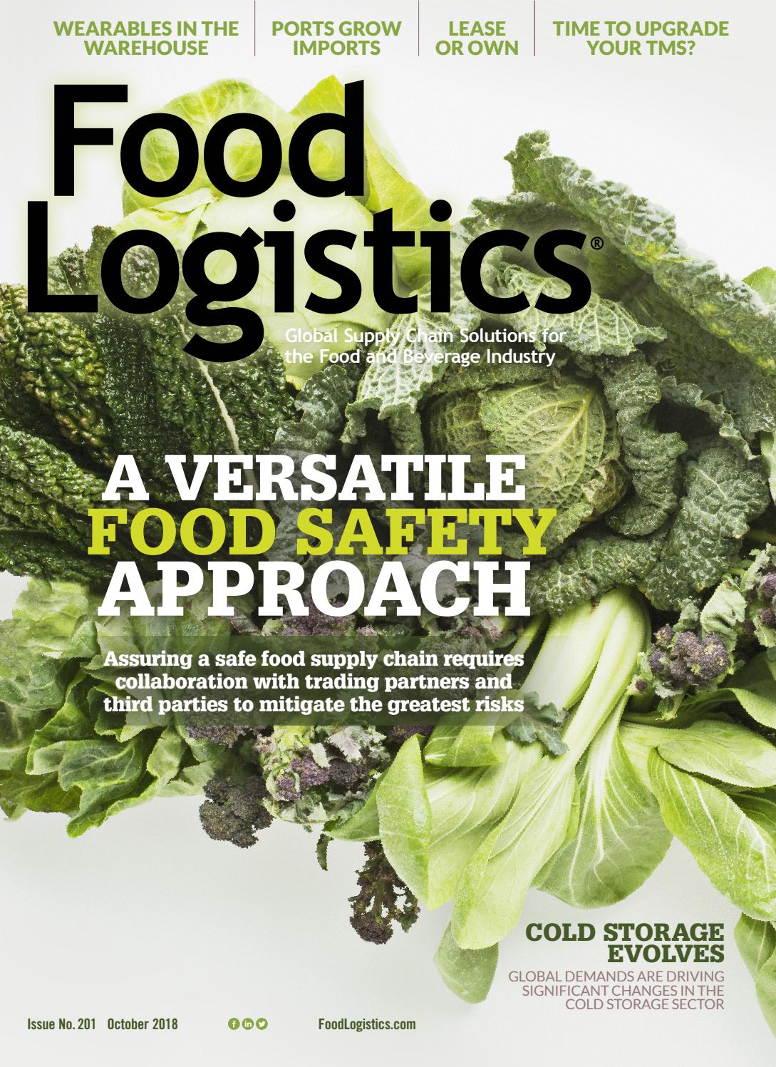 Food Logistics Oct 2018 by Supply+Demand Chain/Food Logistics - Issuu