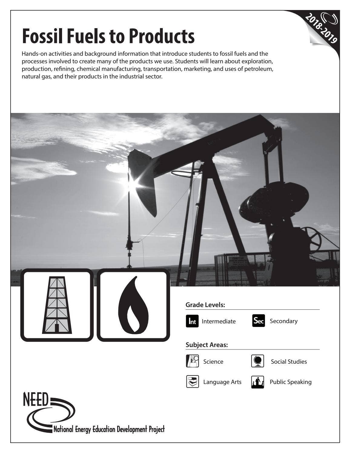 Fossil Fuels to Products by NEED Project - Issuu