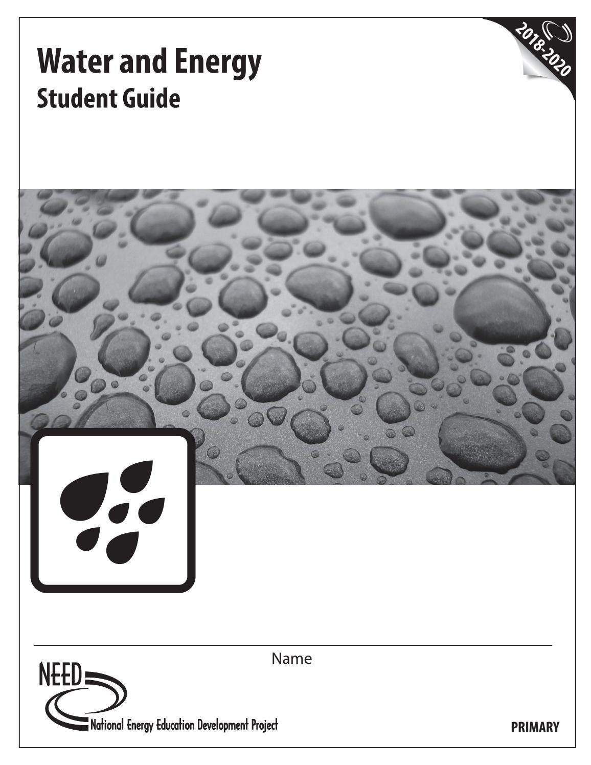 Water and Energy Student Guide by NEED Project - Issuu