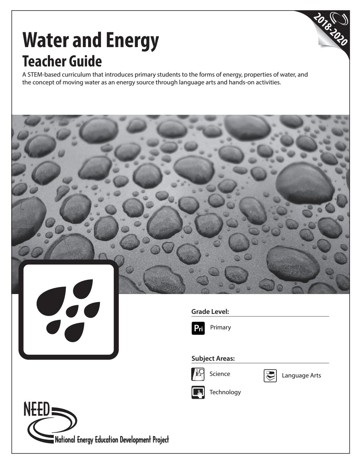 Water and Energy Teacher Guide by NEED Project - Issuu