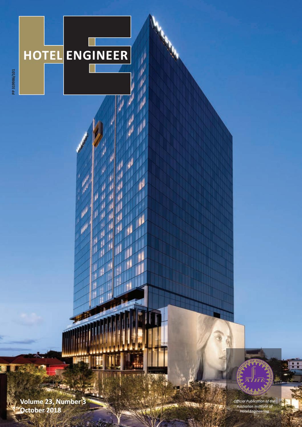 Hotel Engineer Volume 23 No 3 October 2018 by Adbourne Publishing - Issuu