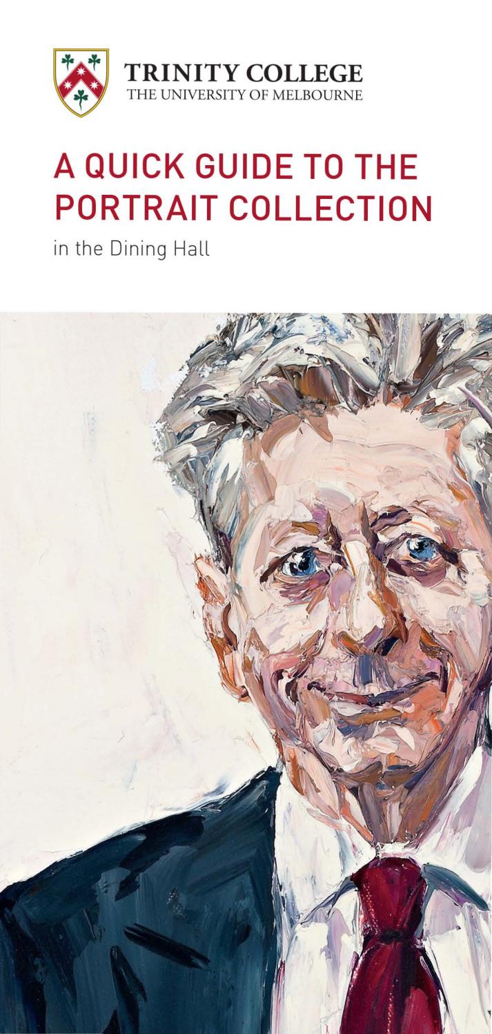 Portrait Collection in the Dining Hall by Trinity College Collections ...