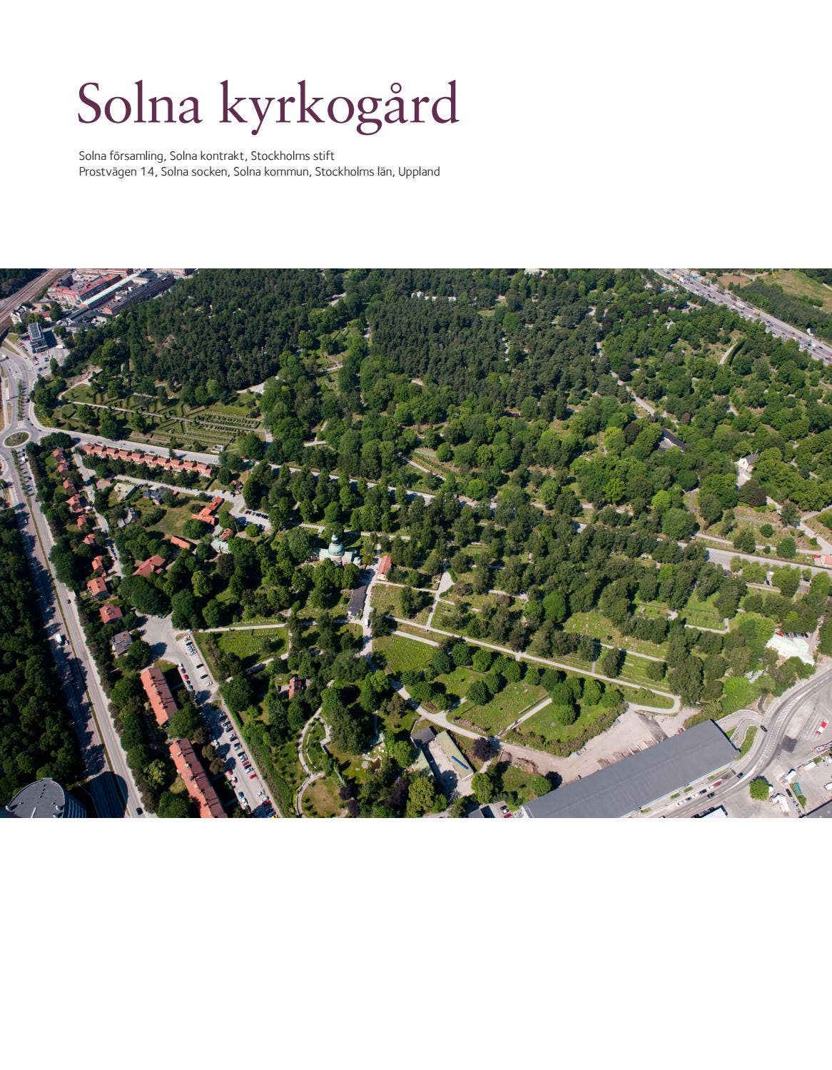 Solna kyrkogård by Stockholms stift - Issuu