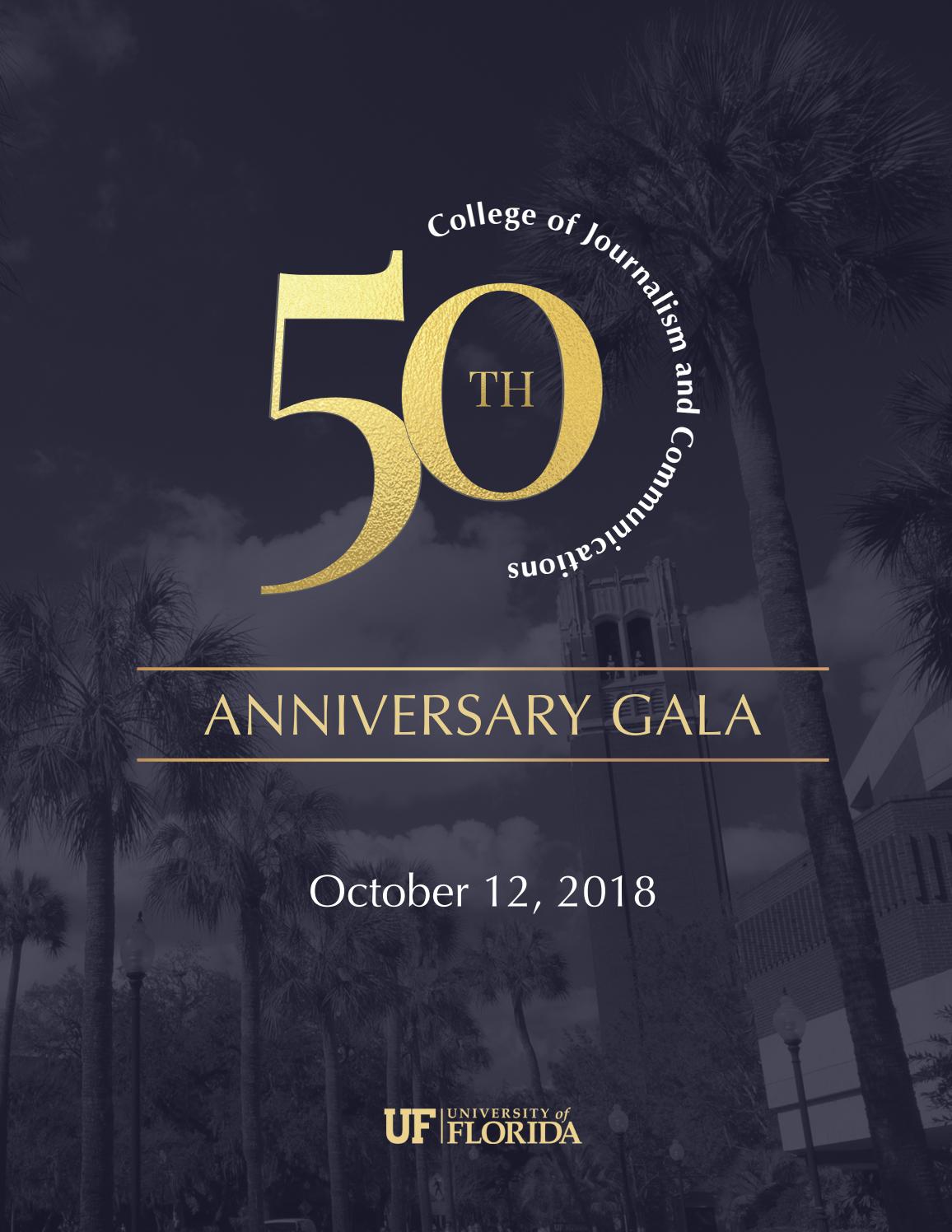 CJC 50th Anniversary Gala Program by UF CJC - Issuu