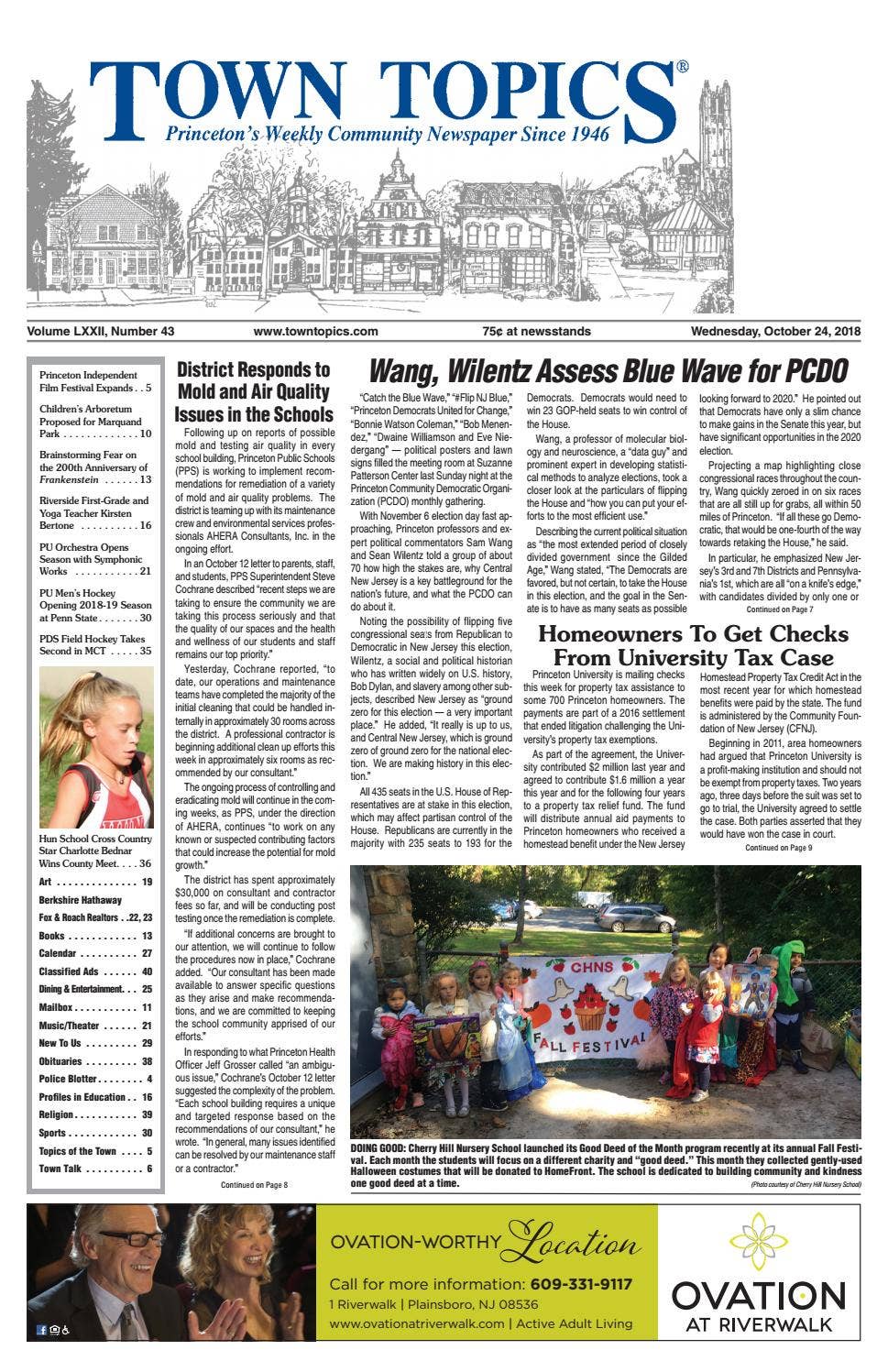 Town Topics Newspaper October 24, 2018 by Witherspoon Media Group - Issuu
