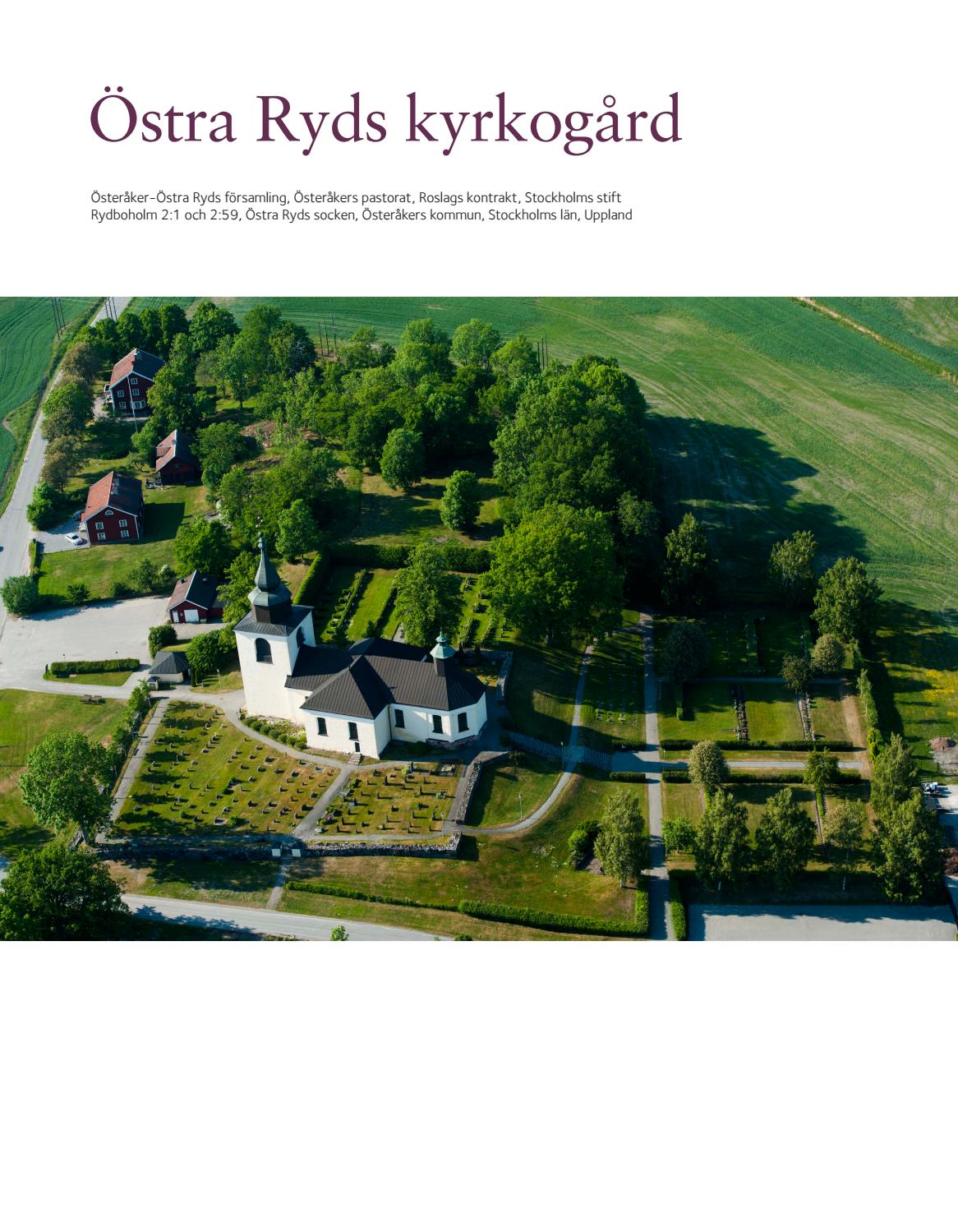 Östra Ryds kyrkogård by Stockholms stift - Issuu