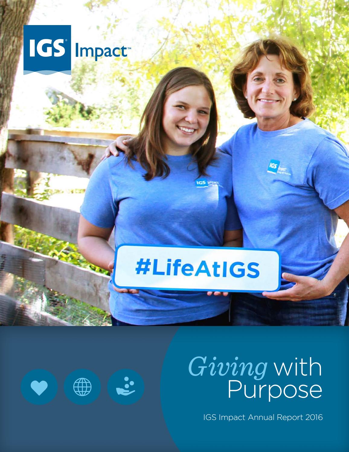 IGS Impact Annual Report 2016 by IGS Energy - Issuu