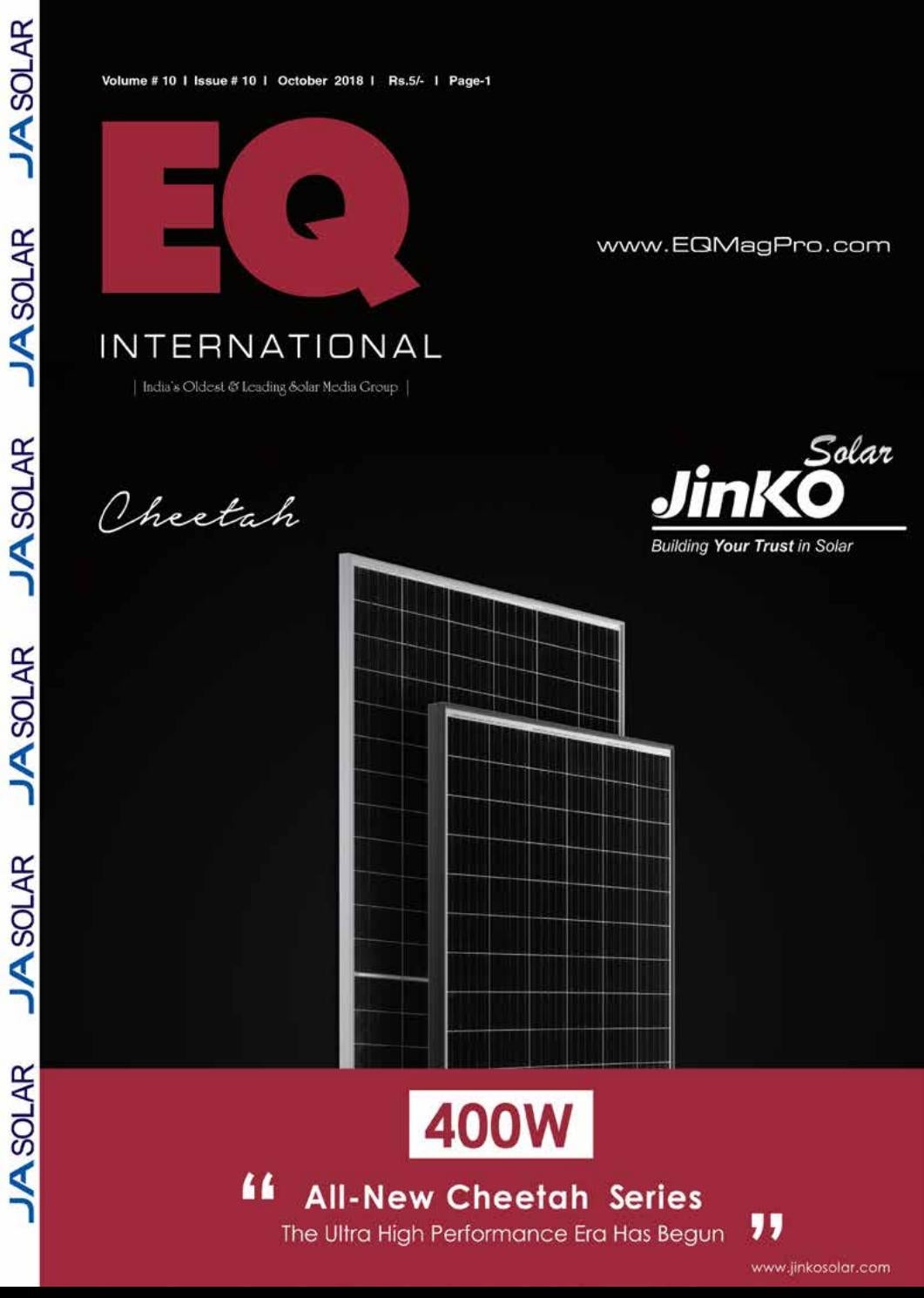 EQ Magazine Oct 2018 Edition by EQ Int'l Solar Media Group - Issuu