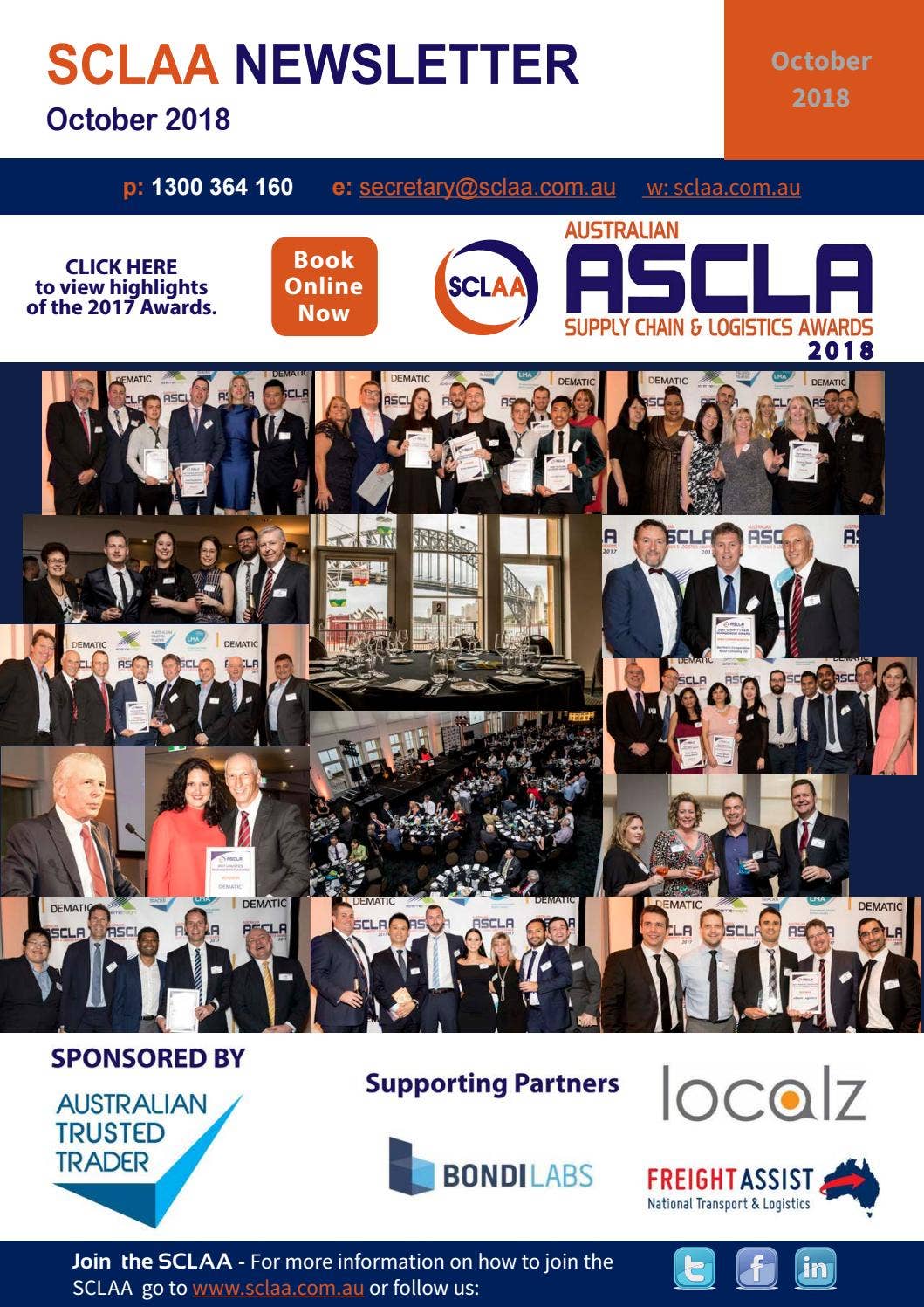 SCLAA Newsletter October 2018 by Supply Chain & Logistics Association ...