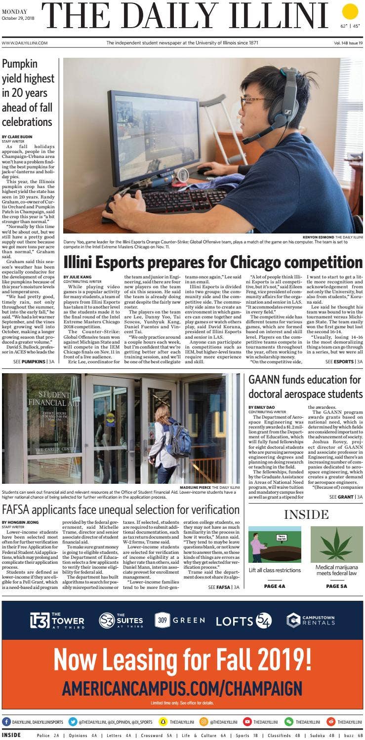 The Daily Illini: Volume 148 Issue 19 by The Daily Illini - Issuu