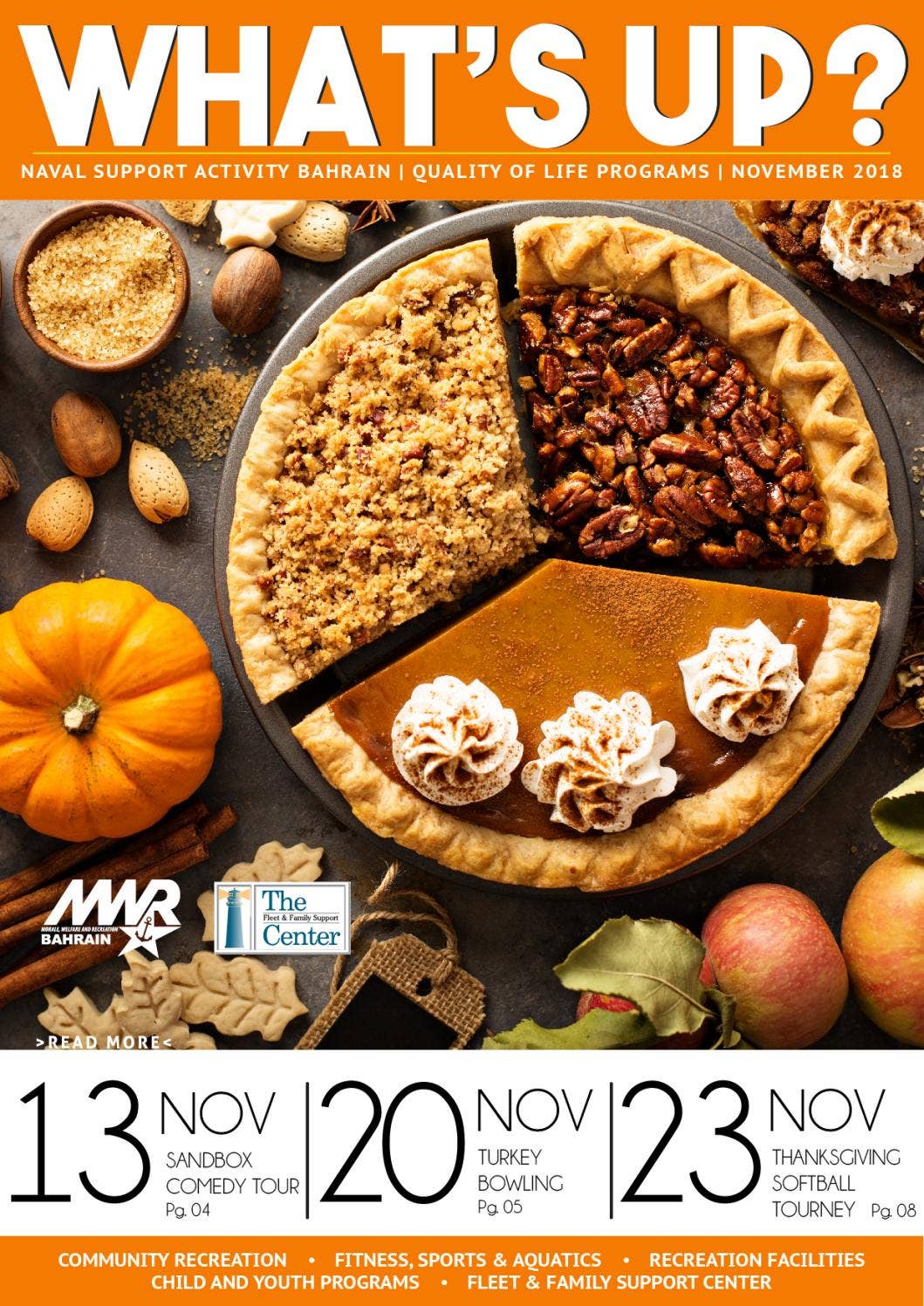 What's Up Newsletter | November 2018 | Navy MWR Bahrain by ...