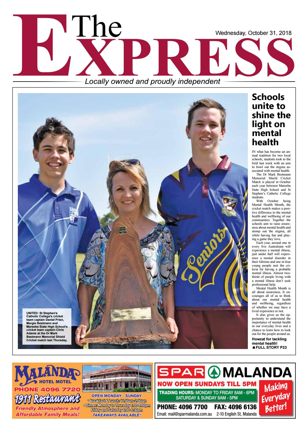 The Express Newspaper 31st October 2018 by Carlo Portella - Issuu