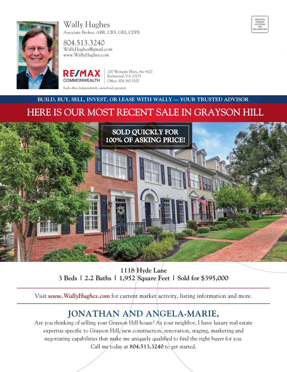 Wally Hughes - Grayson Hill - November 2018 by REAL Marketing - Issuu