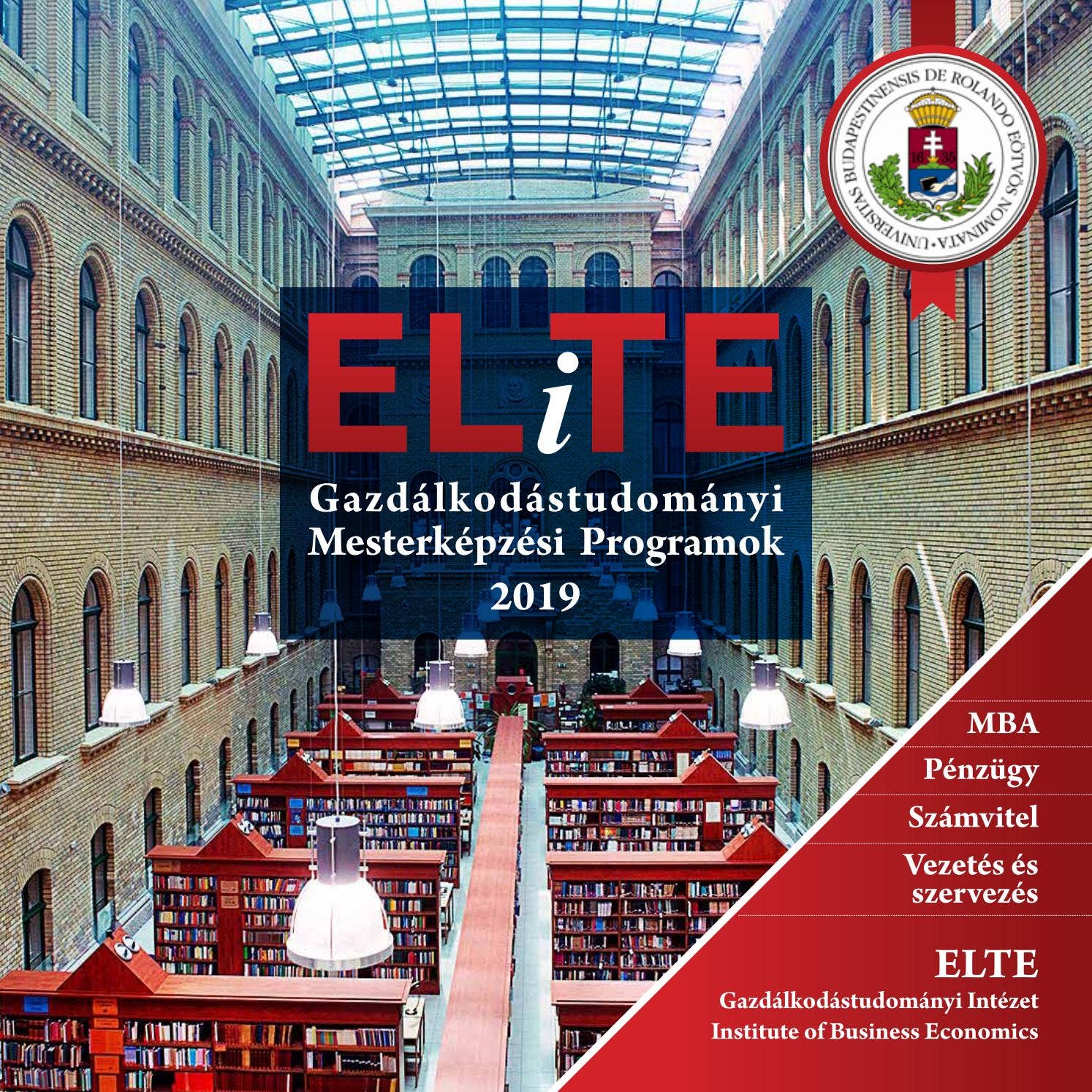 Mesterképzések 2019 by ELTE GTK - Issuu