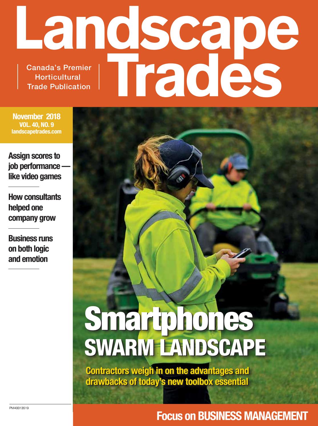 Landscape Trades November 2018 by Landscape Ontario - Issuu