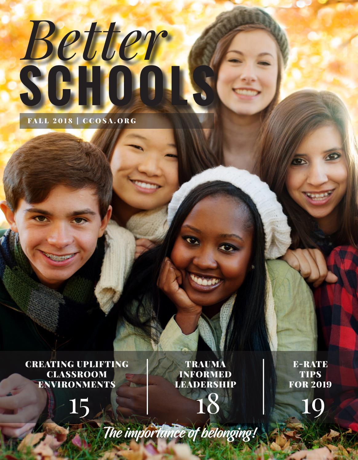 Better Schools Fall 2018 by CCOSA - Issuu