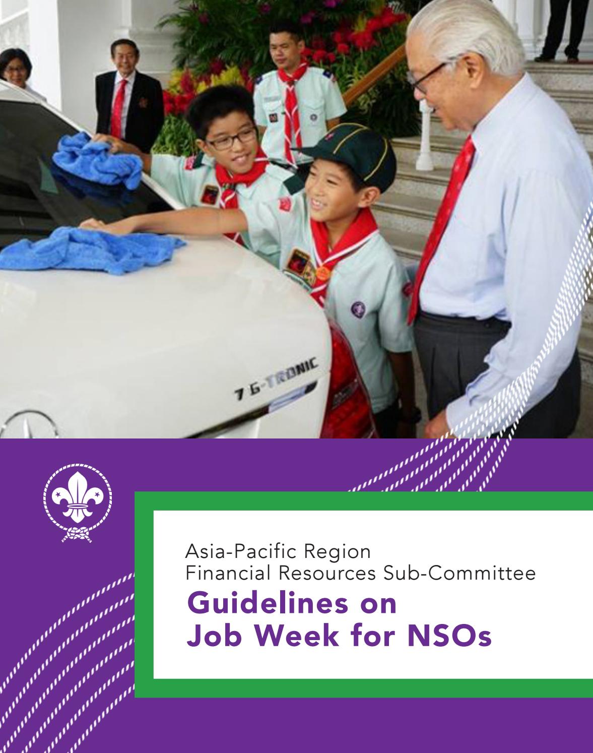 Guidlines on Job Week for NSOs by World Organization of the Scout ...
