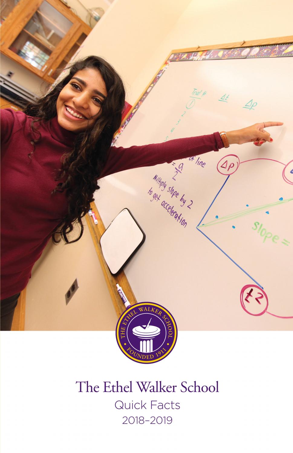 Quick Facts 2018-2019 by The Ethel Walker School - Issuu