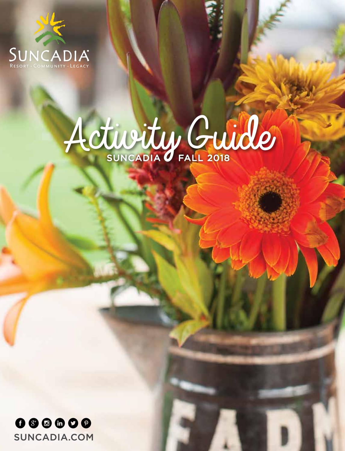 Suncadia Activity Guide, Fall 2018 by Suncadia Resort - Issuu
