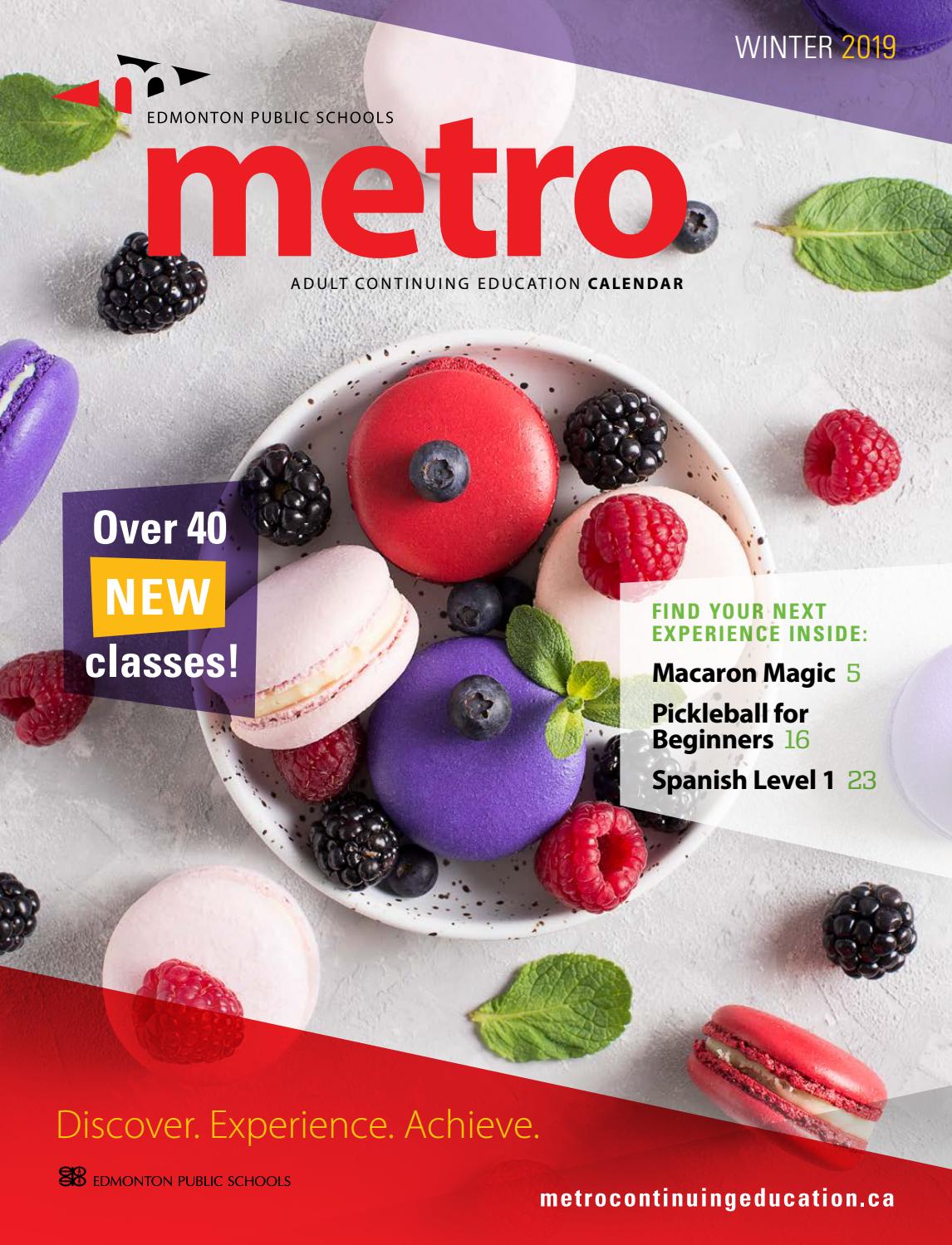 Metro Continuing Education Calendar Winter 2019 by Metro Continuing ...