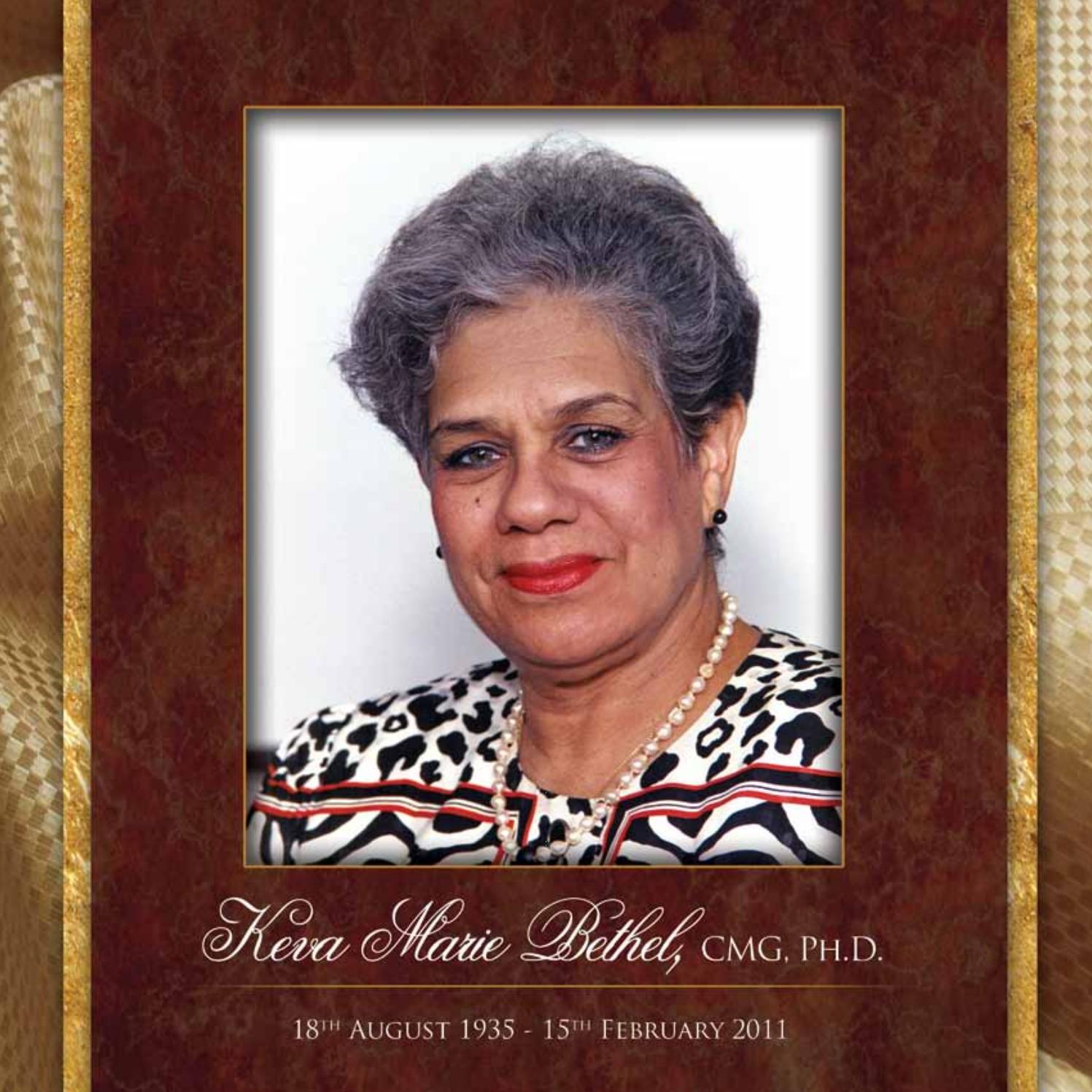 Original Memory Book for Dr. Keva Bethel by Print Works at The Huyler ...