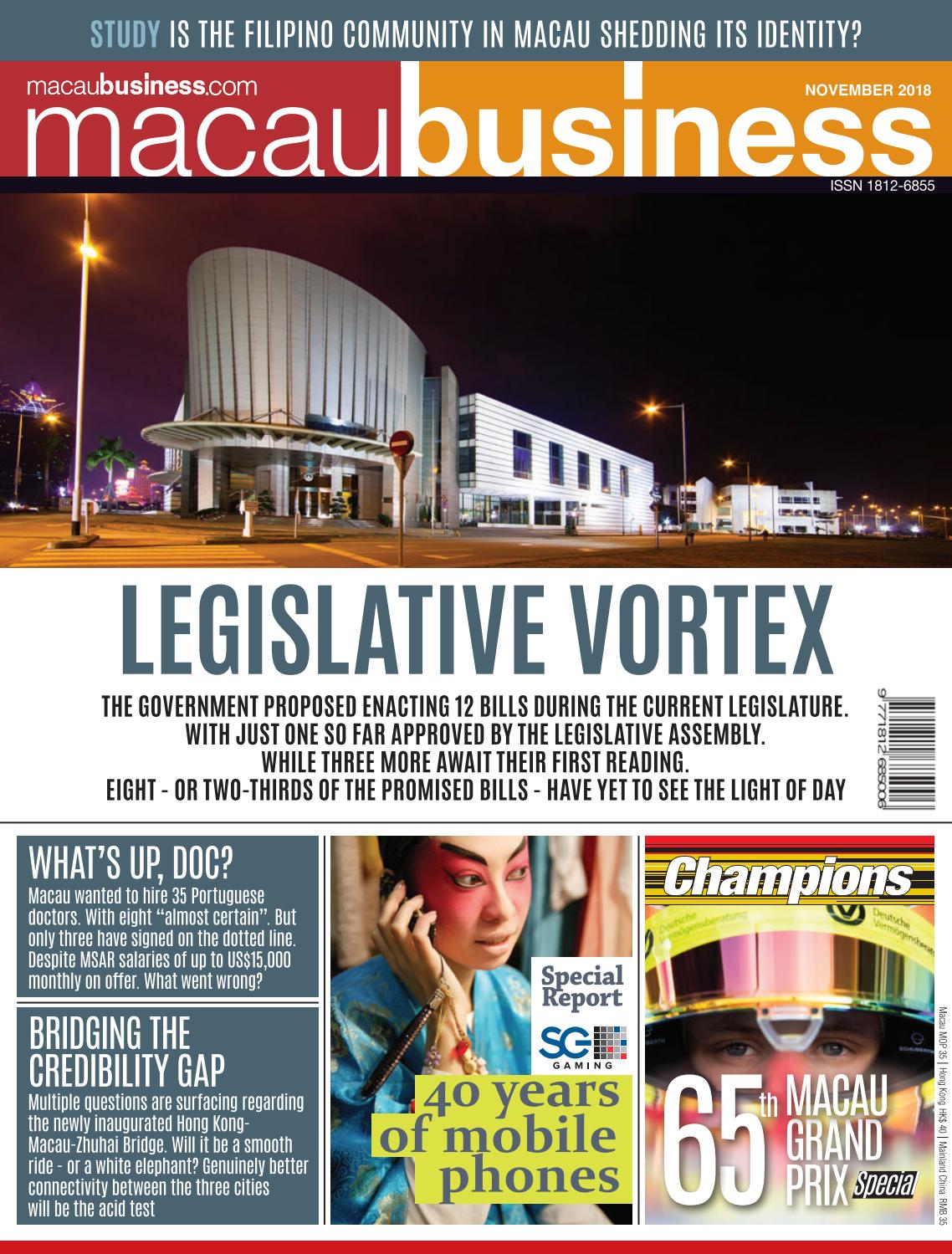 Macau Business | November 2018 by Macau Business - Issuu