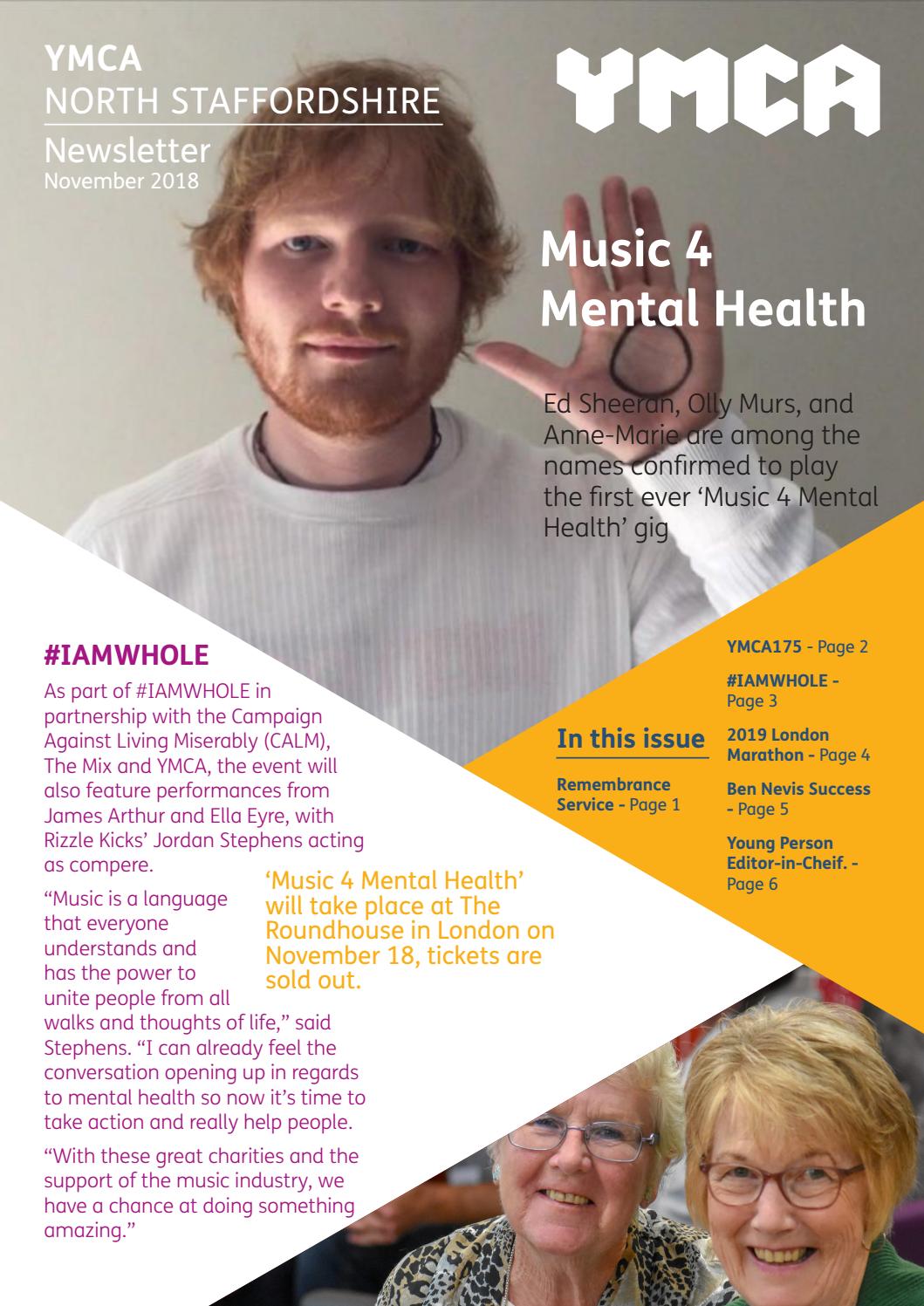 November Newsletter YMCA North Staffordshire by YMCA North ...