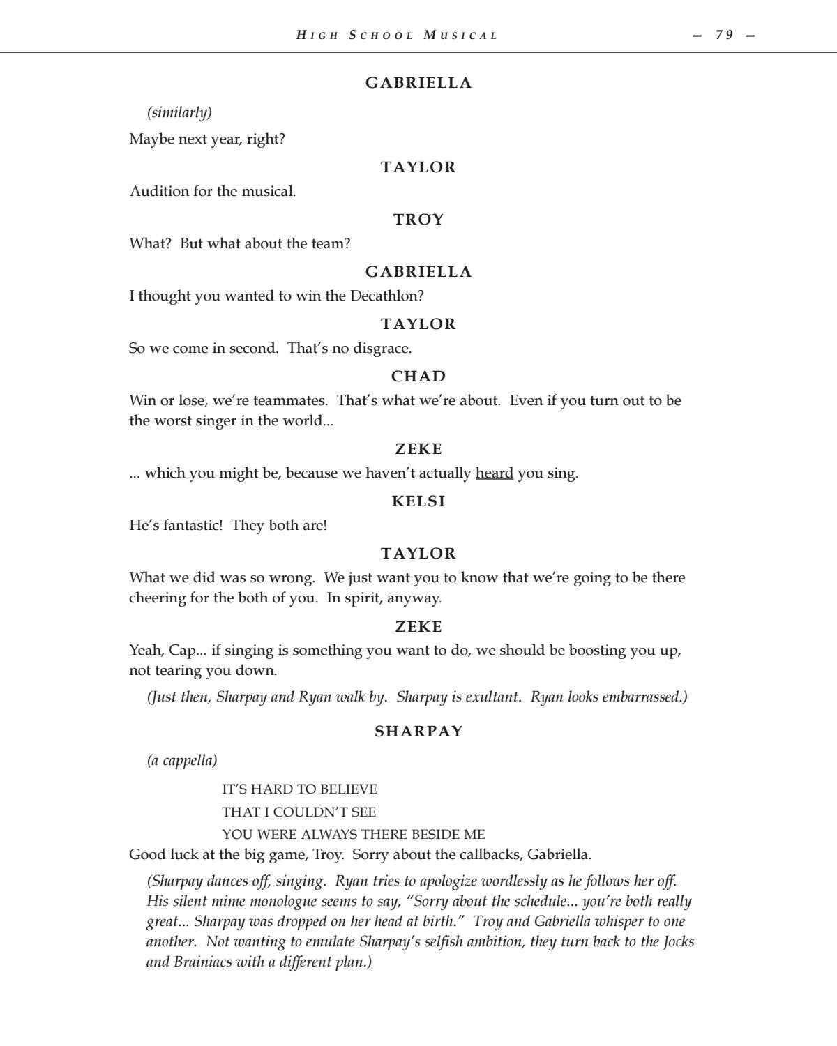 Disney's High School Musical Perusal Libretto Vocal Book | Vebuka.com