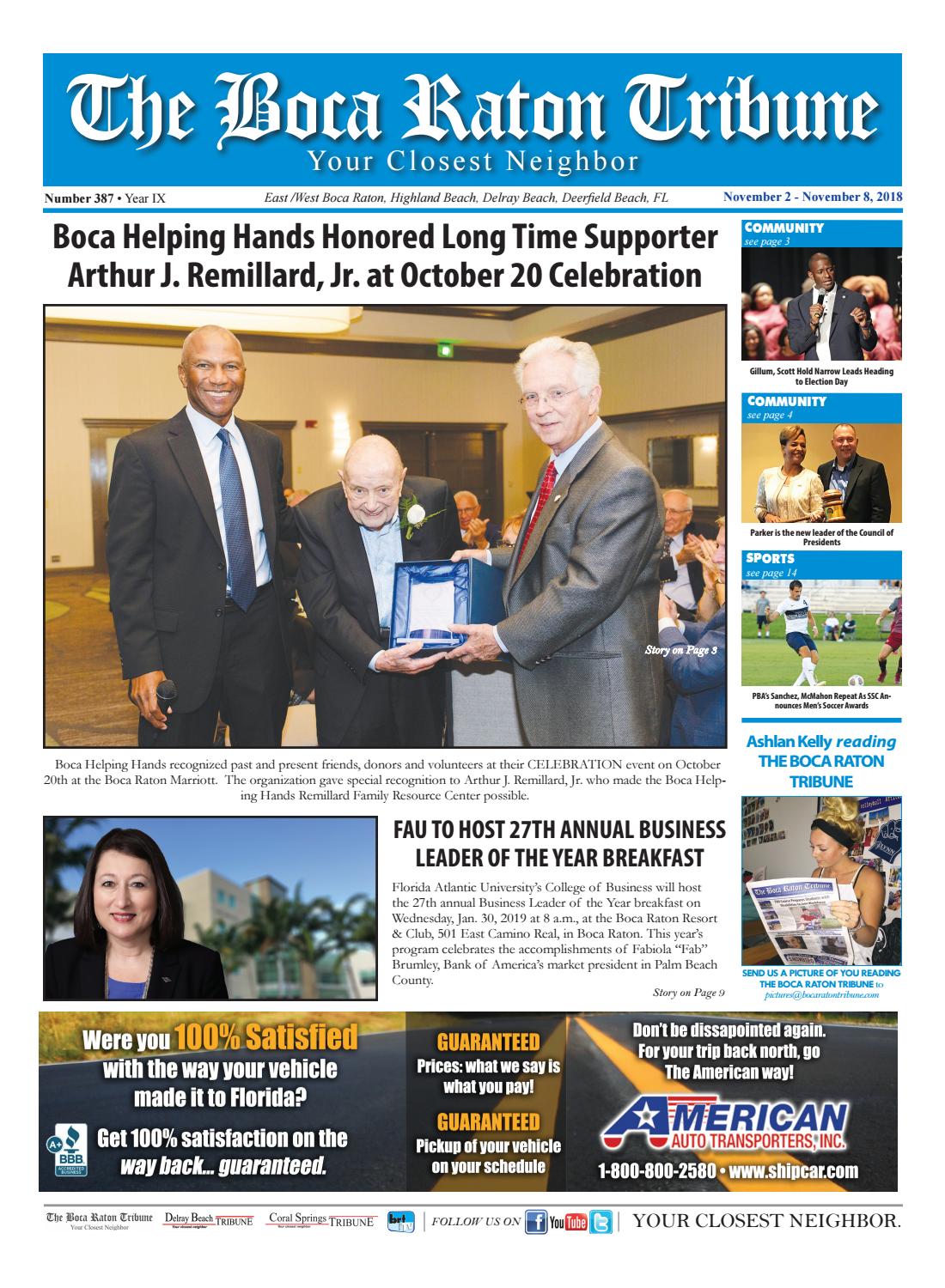 The Boca Raton Tribune ED 387 by The Boca Raton Tribune - Issuu