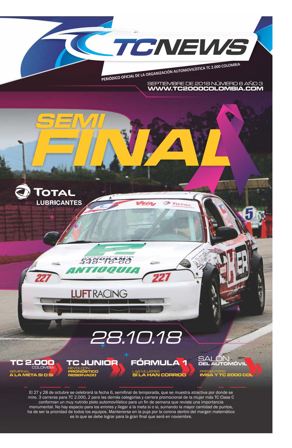 TC NEWS - SEMIFINAL DE TEMPORADA by TC 2.000 Colombia - Issuu