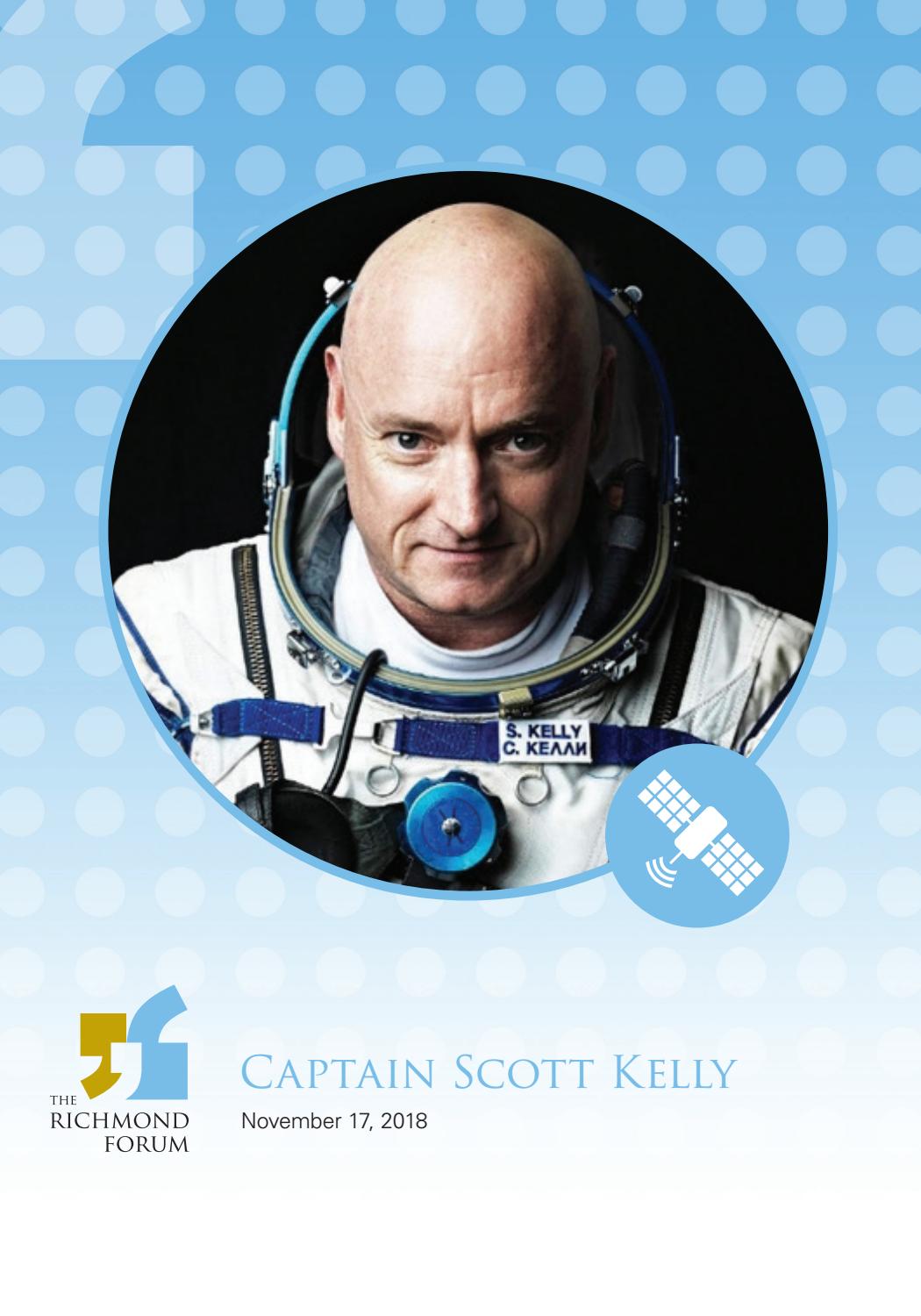 Captain Scott Kelly at The Richmond Forum by The Richmond Forum - Issuu
