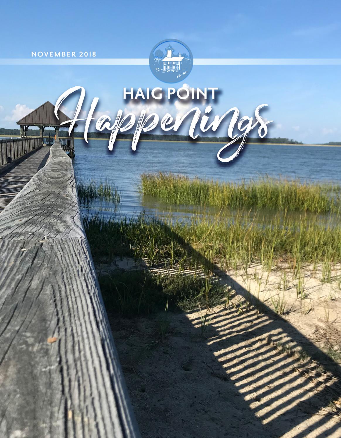 November 2018 Happenings by Haig Point Club and Community Association ...