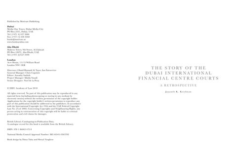 DIFC Courts 10 year book by difccourts - Issuu