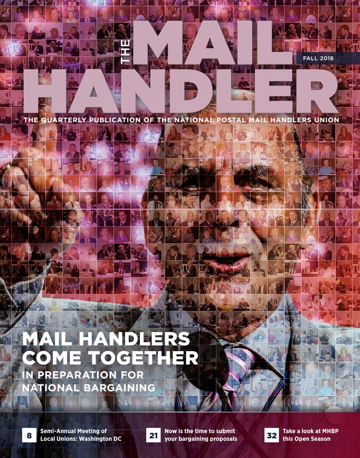 The Mail Handler magazine Fall 2018 by National Postal Mail Handlers ...