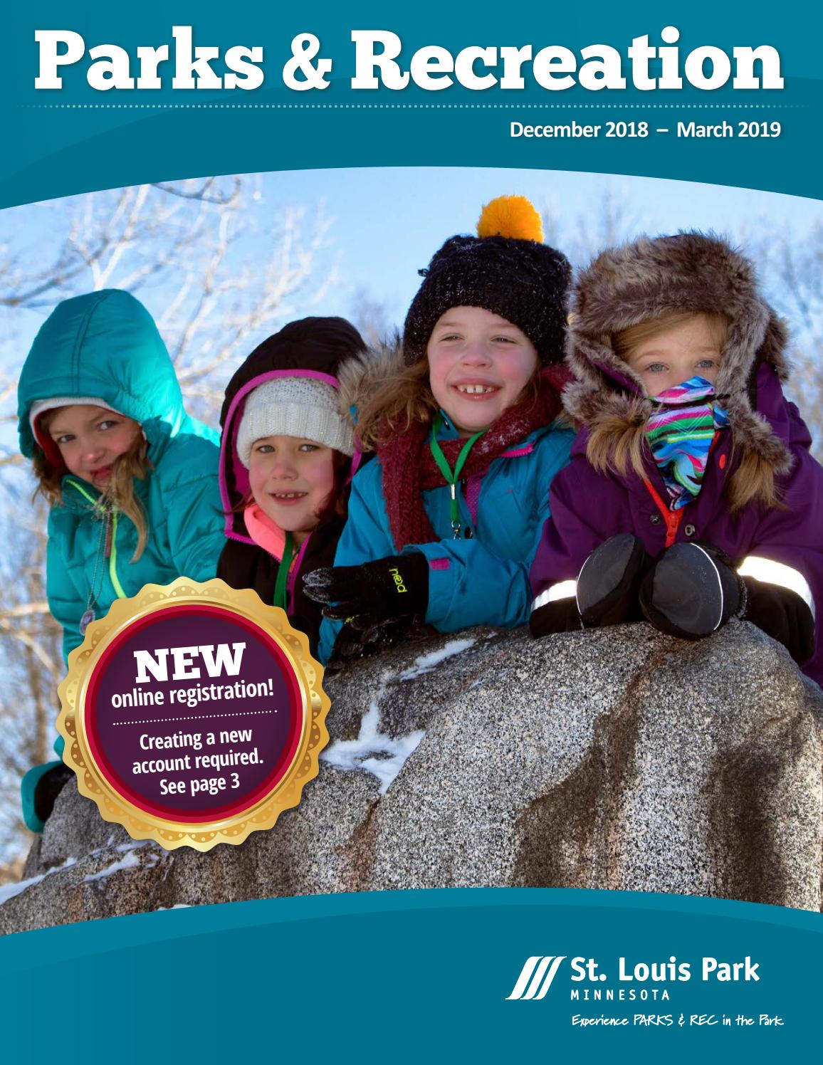 Parks & Recreation brochure: December 2018 - March 2019 by City of St ...