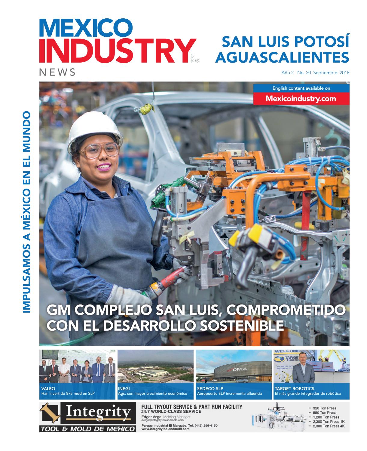 09 SEPTIEMBRE 2018 SLP Y AGS by Mexico Industry - Issuu