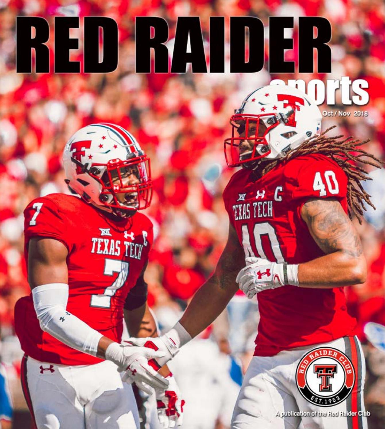 Red Raider Sports Magazine - October/November 2018 by Red Raider Club ...