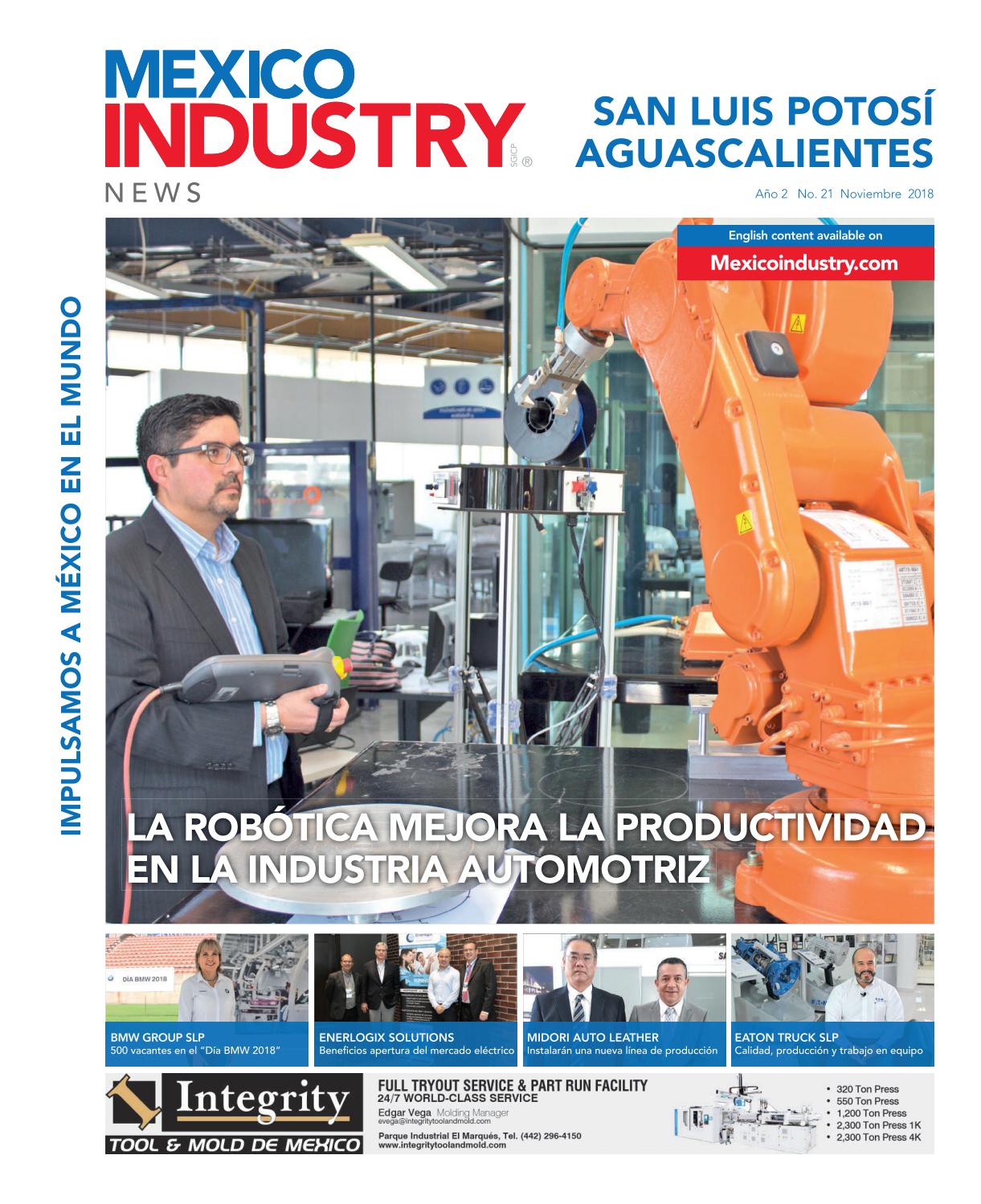 11 NOVIEMBRE 2018 SLP Y AGS by Mexico Industry - Issuu