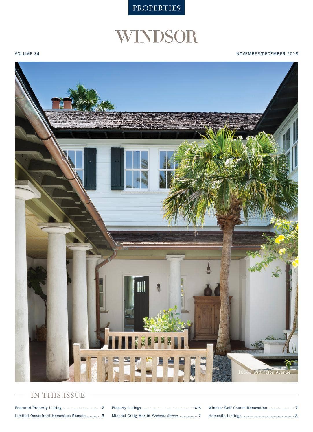 Windsor Properties Newsletter Nov-Dec 2018 by Windsor Properties - Issuu