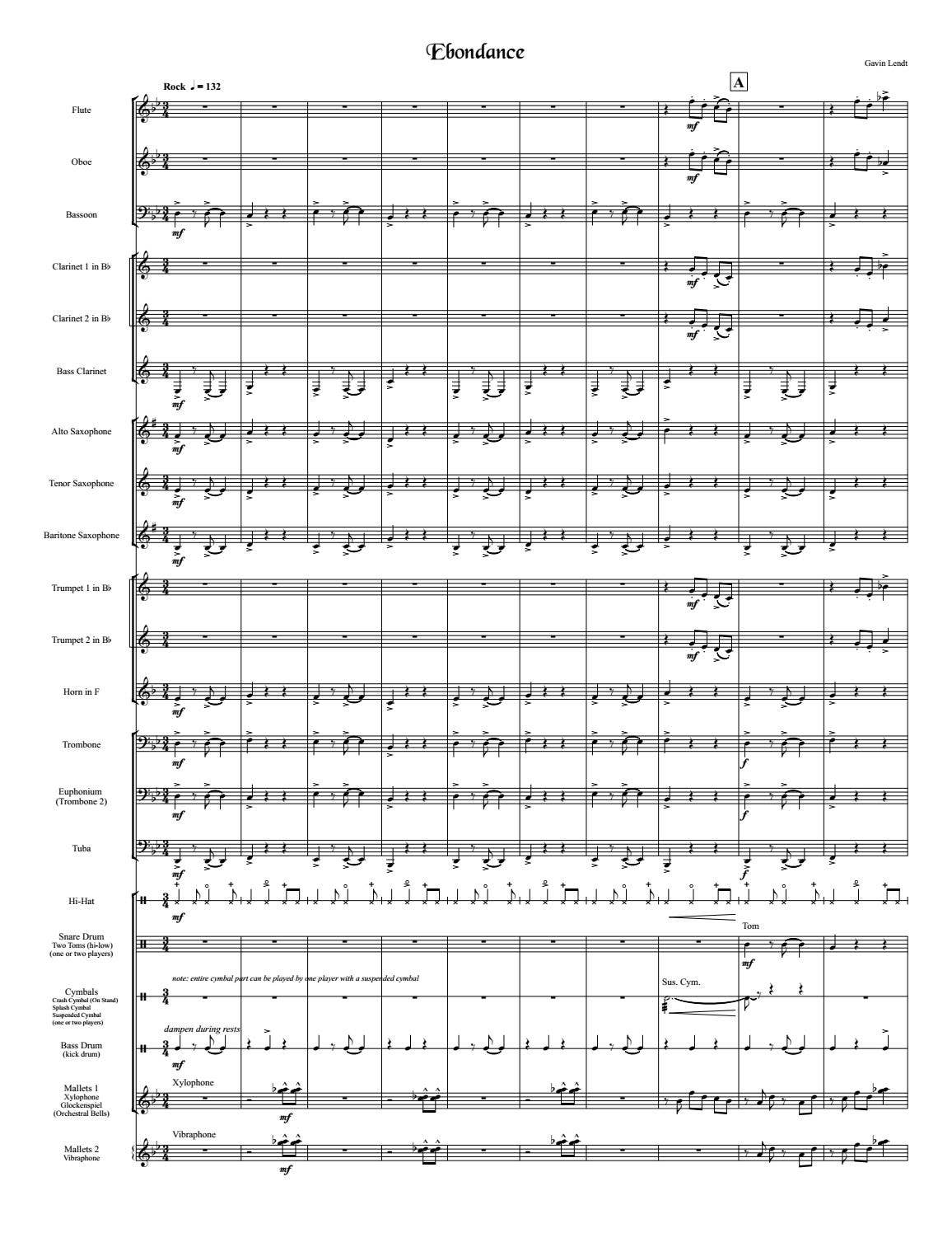 Ebondance, Grade 2 Band by Gavin Lendt - Issuu