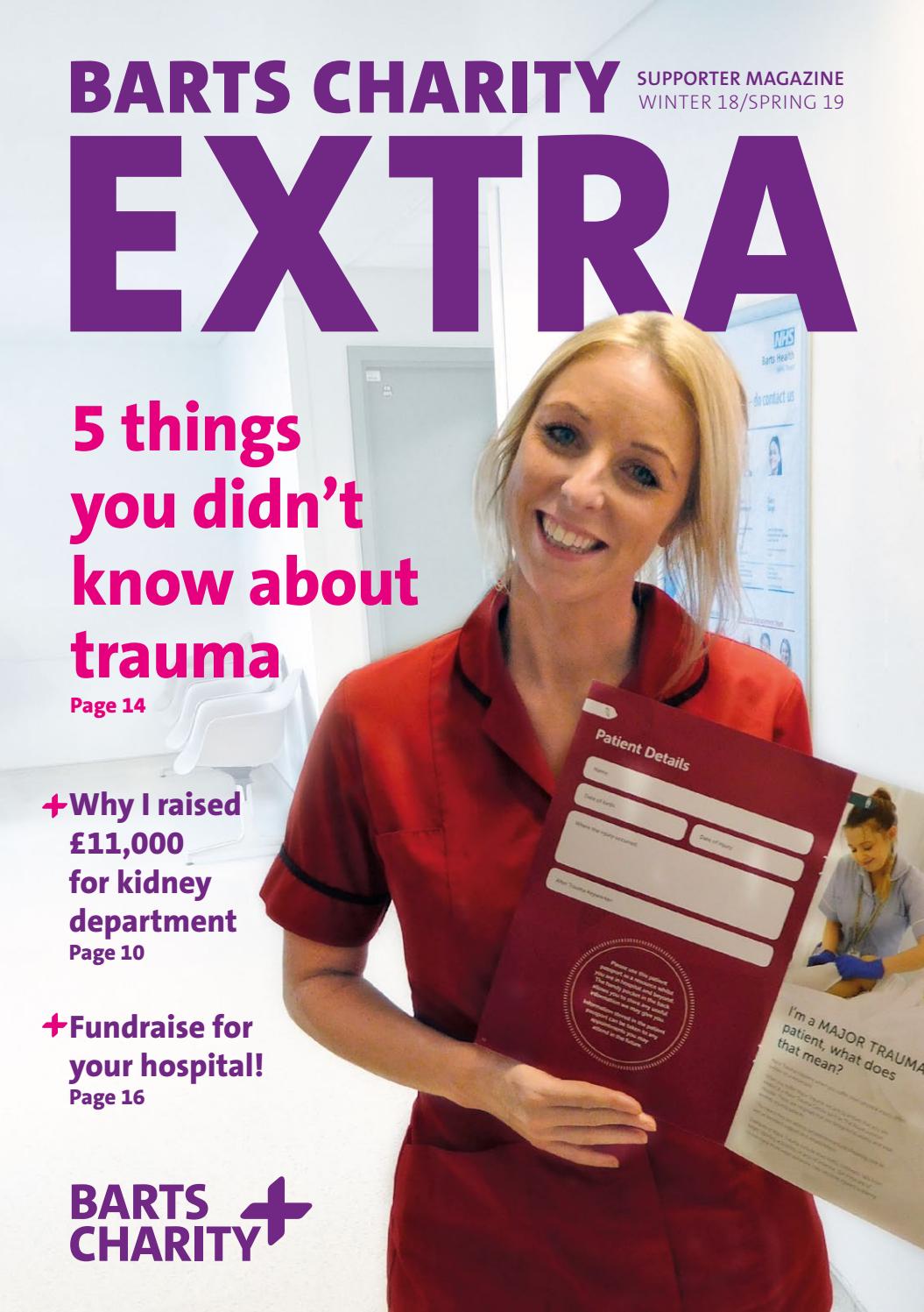 Barts Charity Extra - Winter 2018 by Barts Charity - Issuu