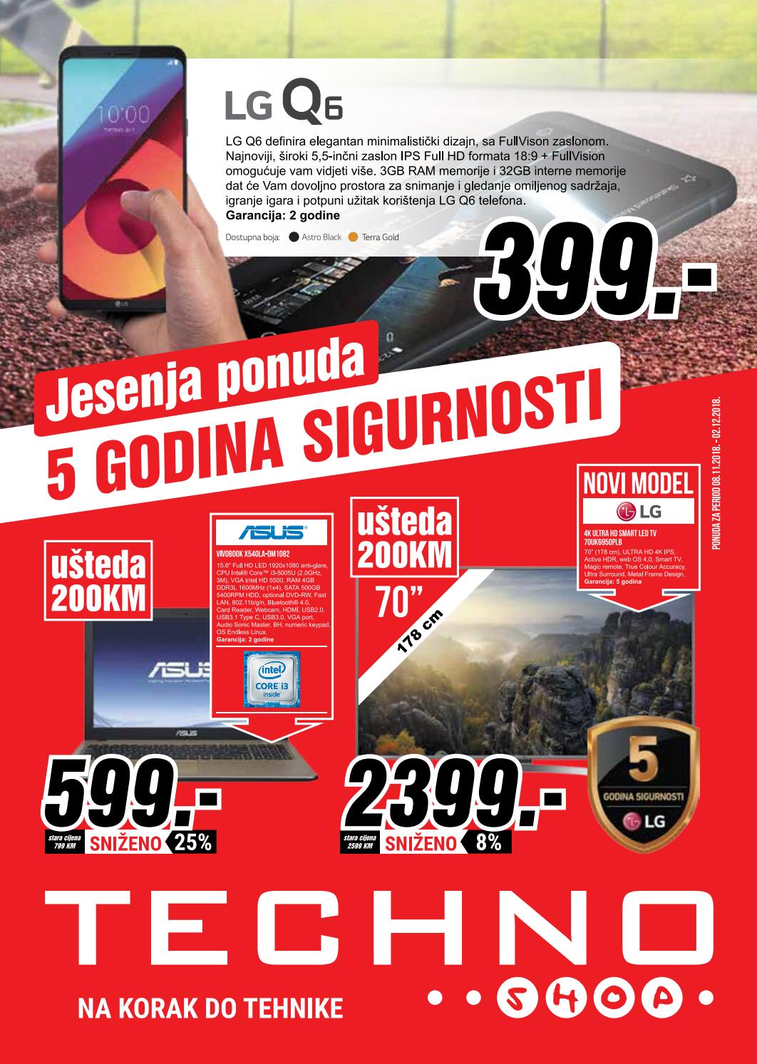 Techno Shop katalog tehnike od 08.11.-02.12.2018. by Catalog.ba - Issuu