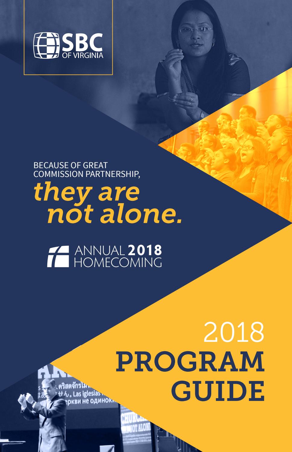 SBCV Program Guide 2018 by SBC of Virginia - Issuu