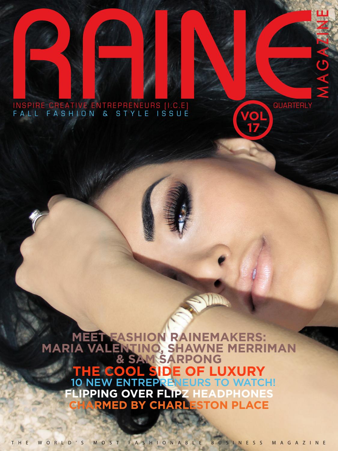 Raine 17 - Fall Fashion and Style Issue by Raine Magazine - Issuu