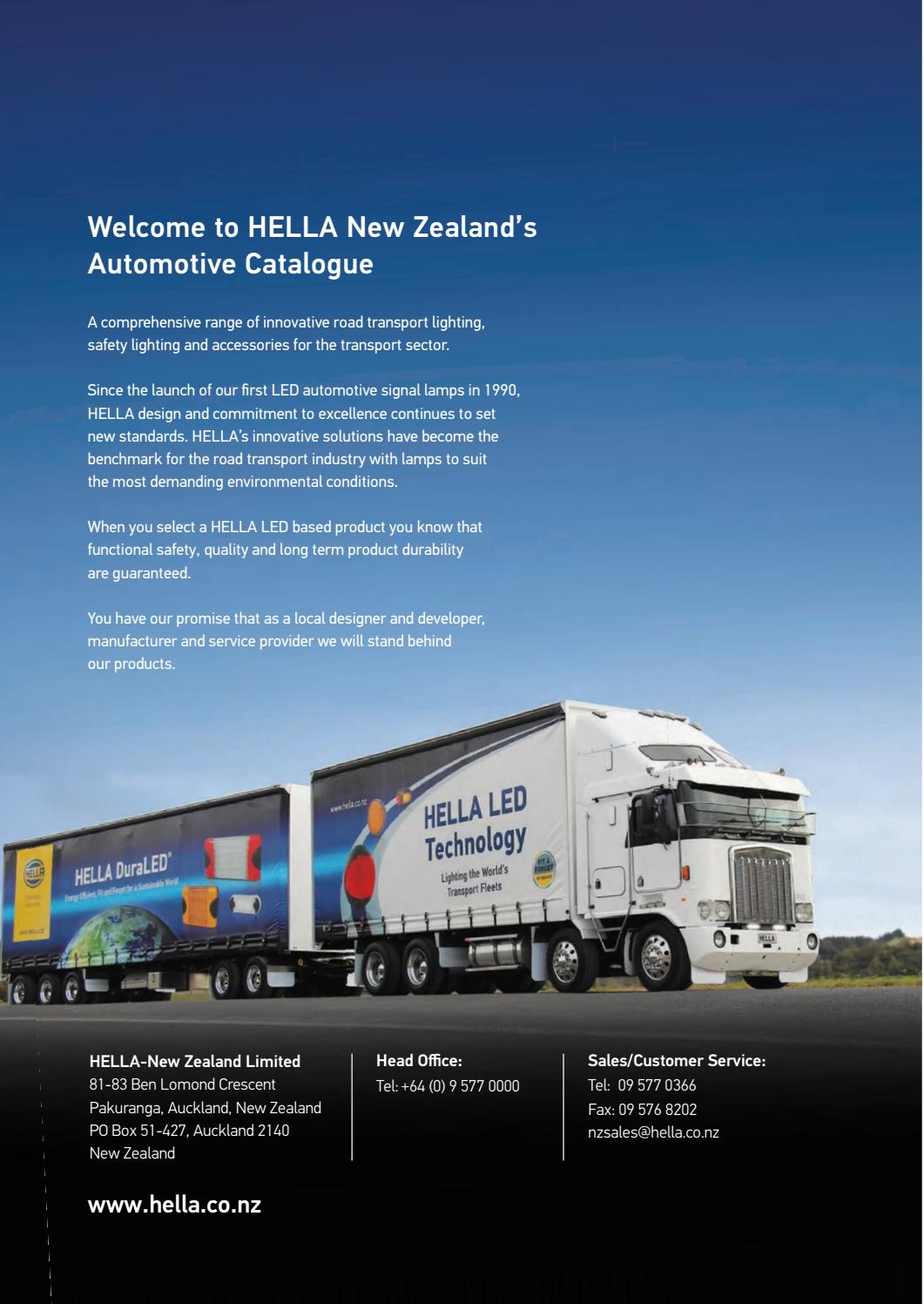 HELLA New Zealand Catalogue V15 by HELLA NZ - Issuu