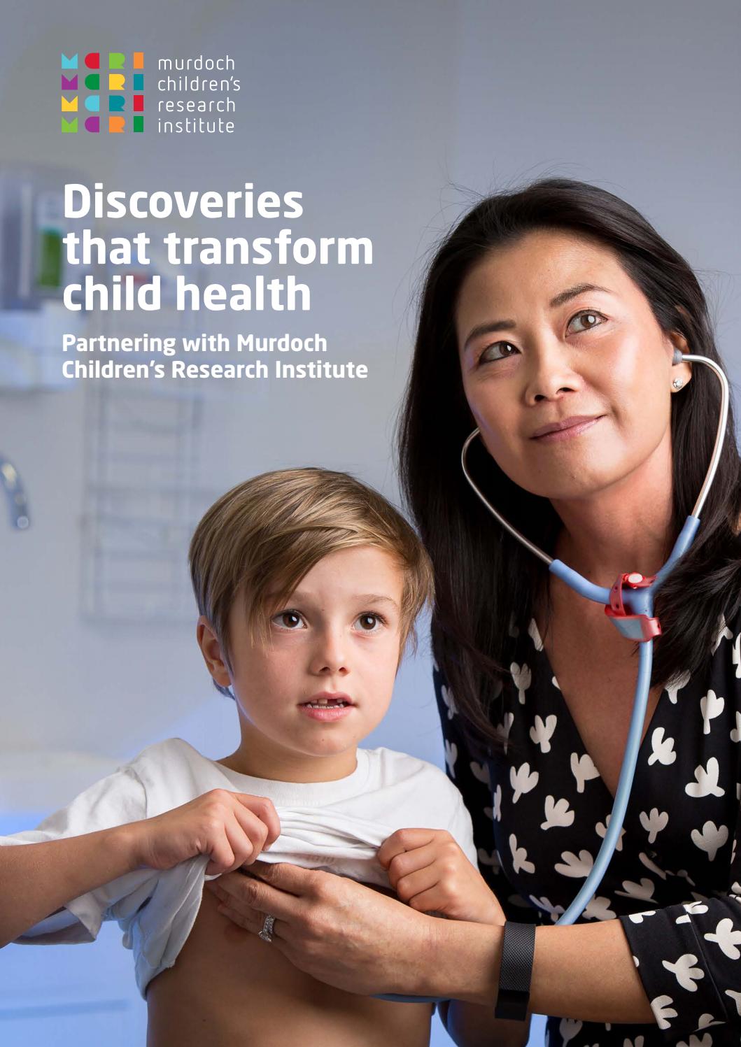 Partnering with MCRI by Murdoch Children's Research Institute - Issuu