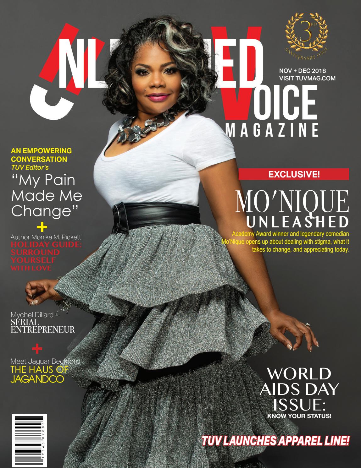 Mo'NIQUE! The Unleashed Voice Magazine 2018 Nov-Dec World AIDS Day ...