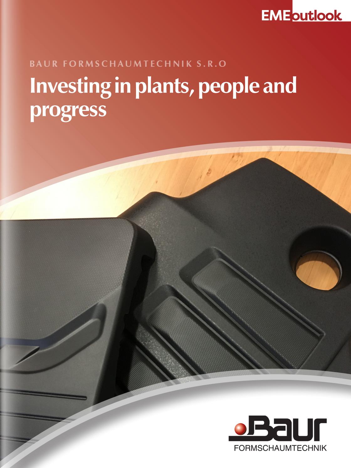 BAUR FORMSCHAUMTECHNIK S.R.O by Outlook Publishing - Issuu