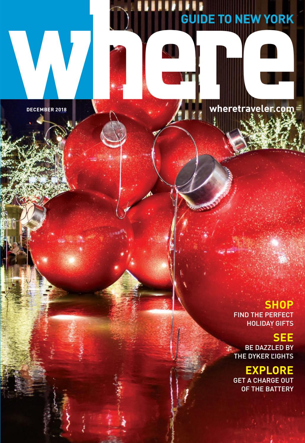 Where Magazine New York Dec 2018 by Morris Media Network - Issuu