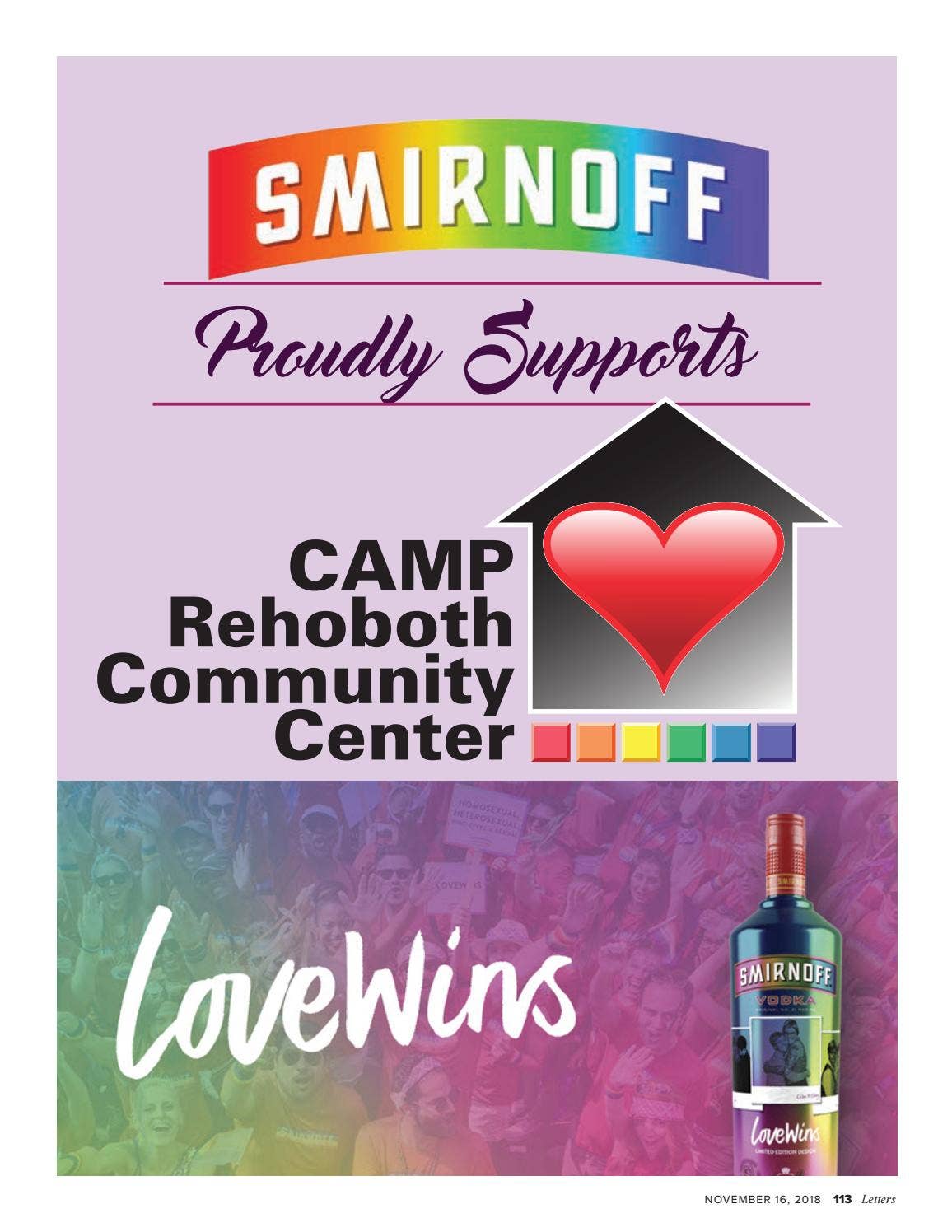 Letters from CAMP Rehoboth, Vol. 28, No. 15 by CAMP Rehoboth - Issuu